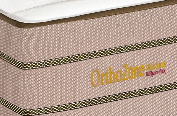 Confira o Colchão Casal OrhtoZone Molas DualZone - reconflex
